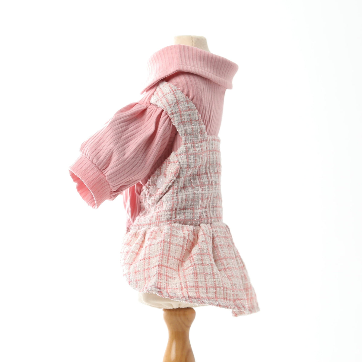 Chic Preppy Tweed Dress | Bomba Collection | Toy Doggie™