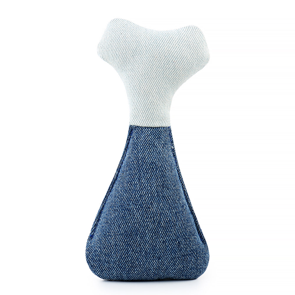 Denim Chicken Leg Pet Toy | Toy Doggie™
