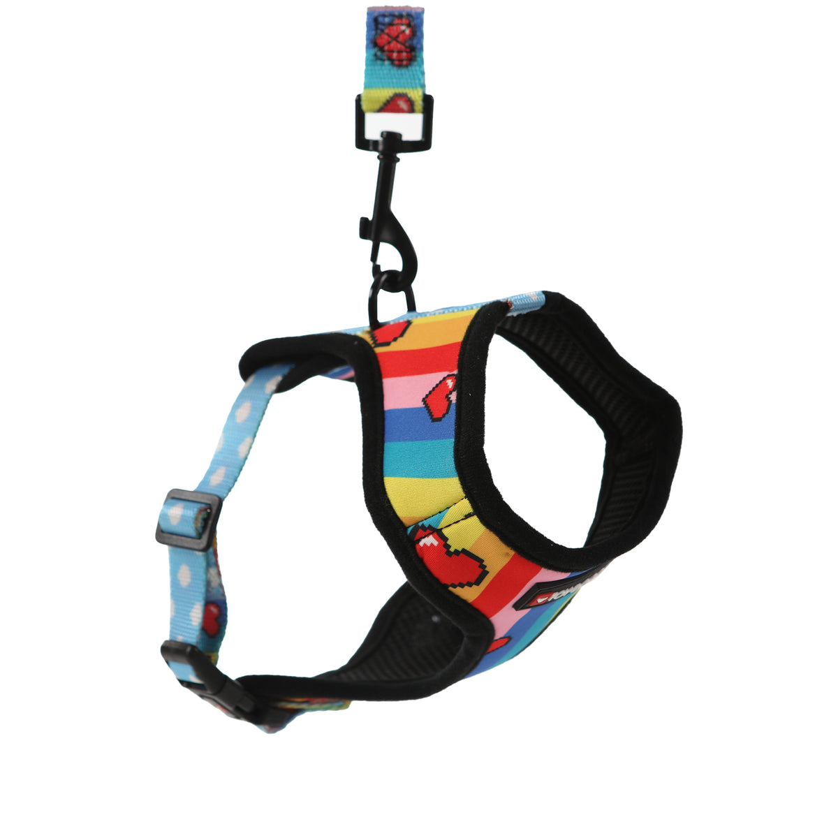 Rainbow Doggie Step-In Air Mesh Dog Harness | Toy Doggie Paws of Pride ...