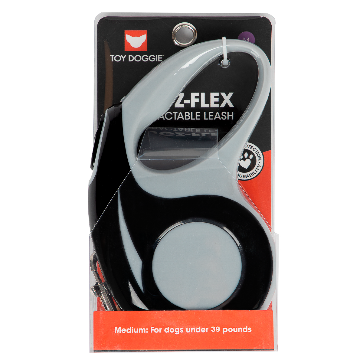 TUGZ-Flex Black Retractable Dog Leash – Toy Doggie™